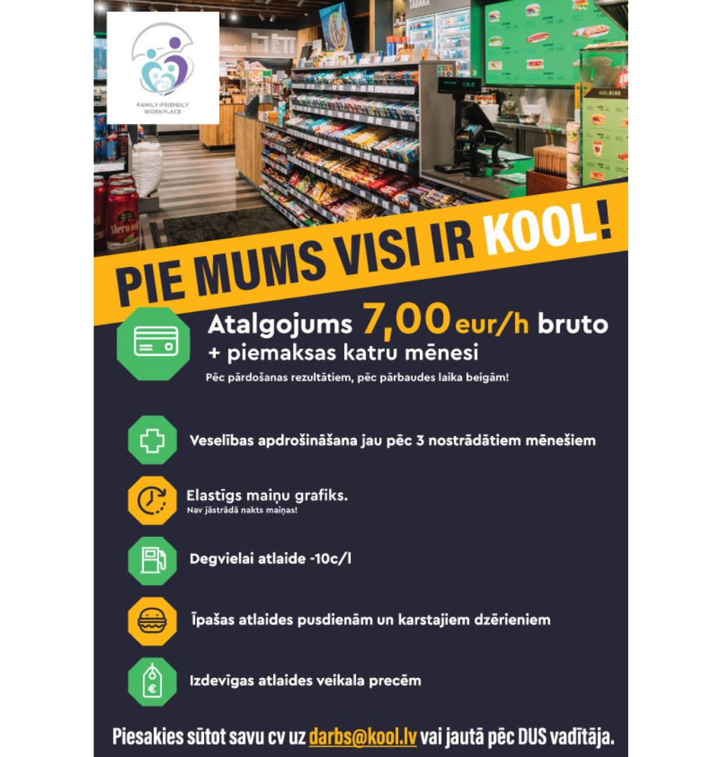PĀRDEVĒJS /-A (DUS Dārzciems) | VisiDarbi.lv