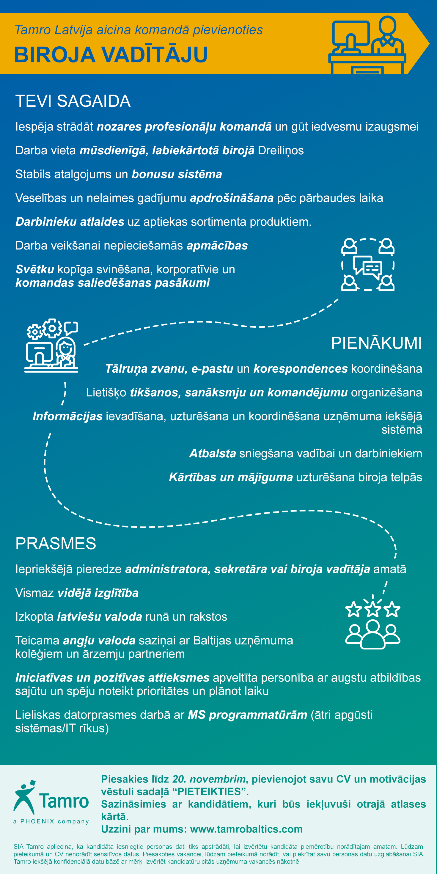 Biroja vadītājs/-a | VisiDarbi.lv
