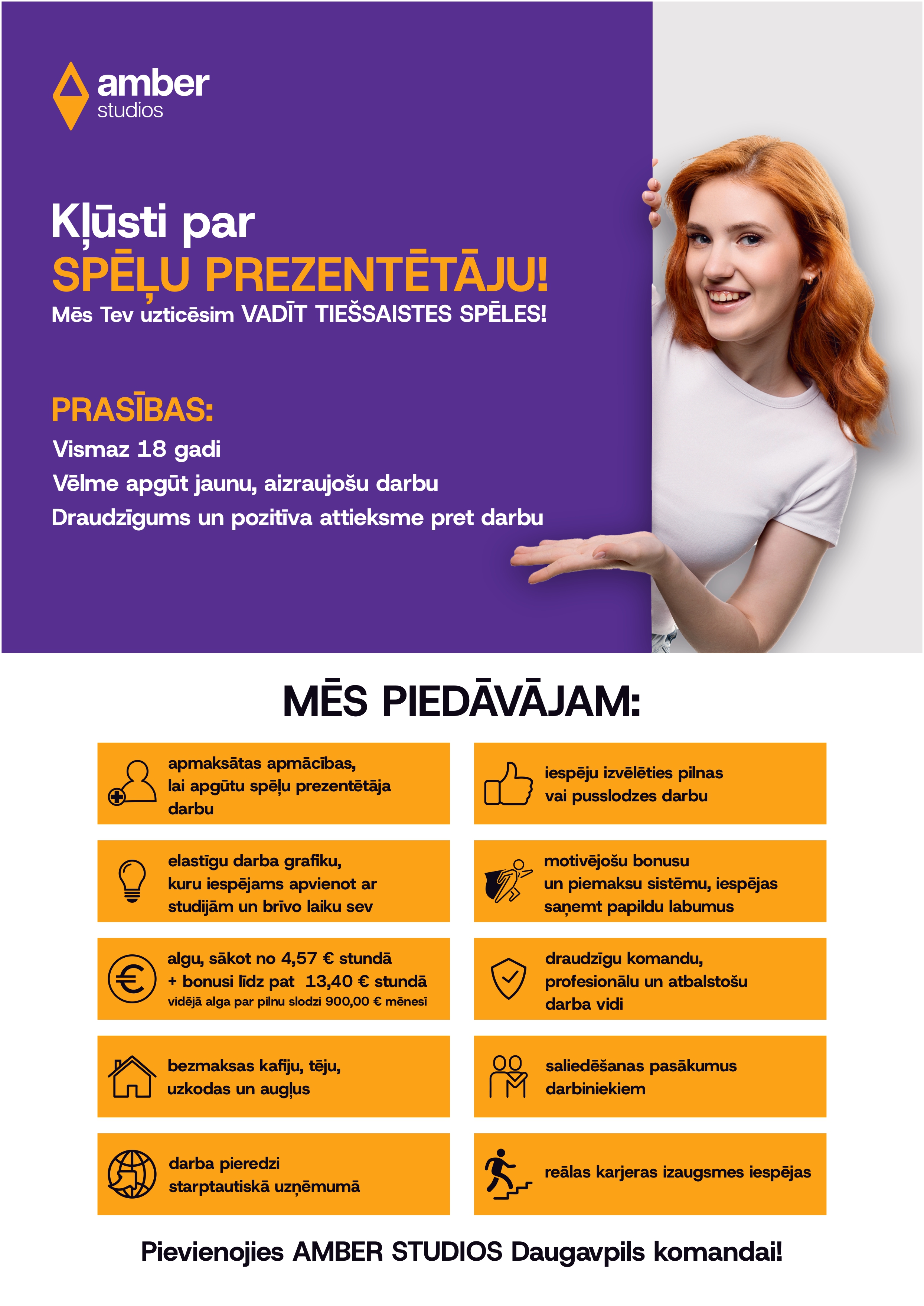SPĒĻU PREZENTĒTĀJA/-S | VisiDarbi.lv