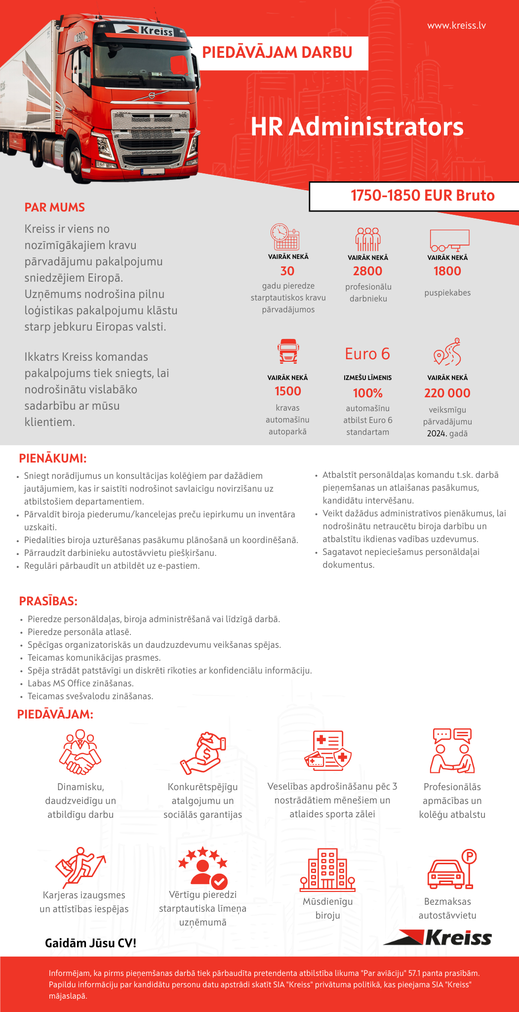 HR Administrators | VisiDarbi.lv